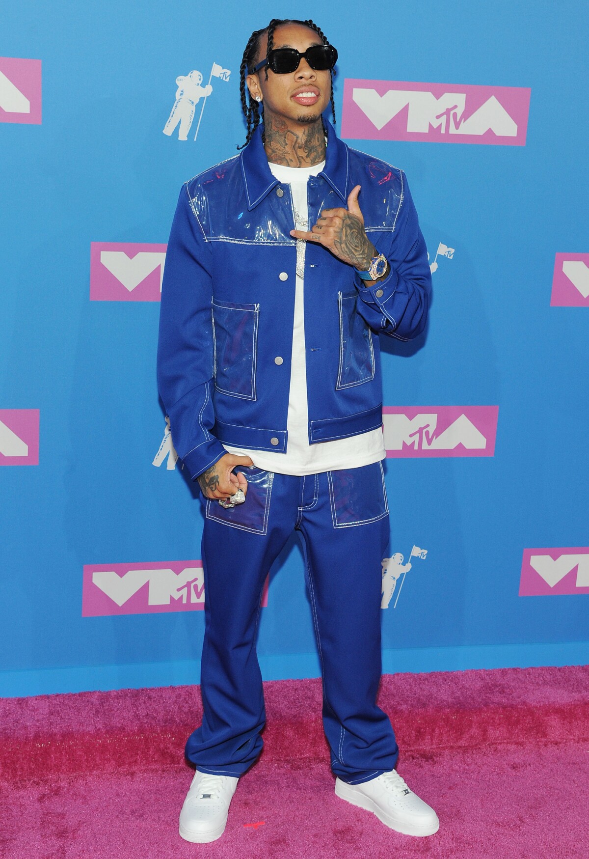 Photo : Tyga - Photocall des MTV Video Music Awards 2018 au Radio City ...