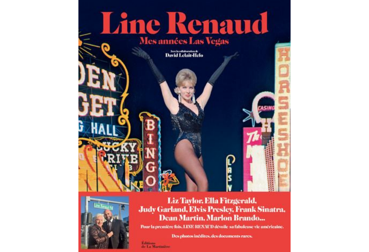 Photo : Couverture du livre de Line Renaud "Mes années Las Vegas" sorti ...