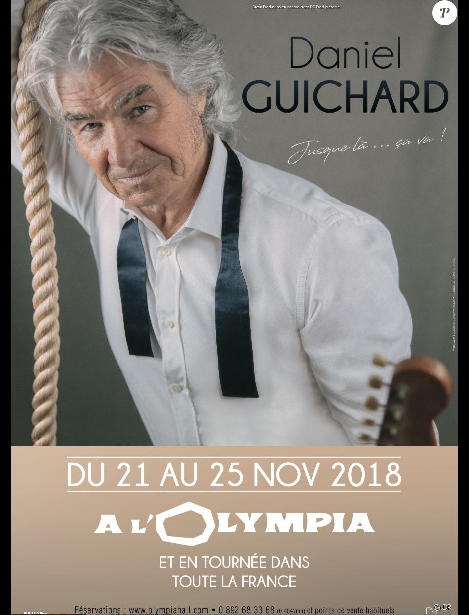 Daniel Guichard en tournée en France et en Belgique. - Purepeople