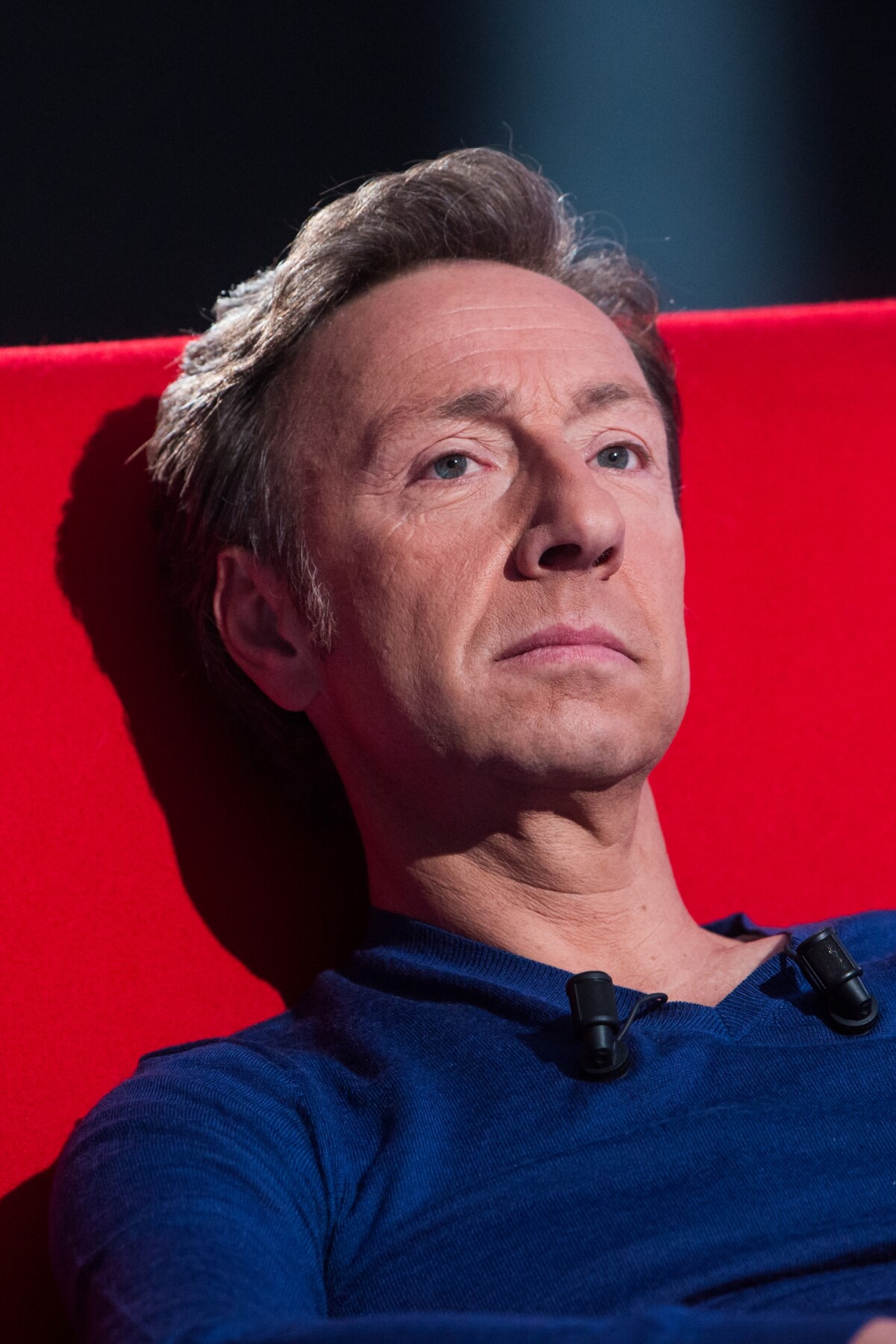 Photo : Exclusif - L'animateur Stéphane Bern lors de l'enregistrement ...
