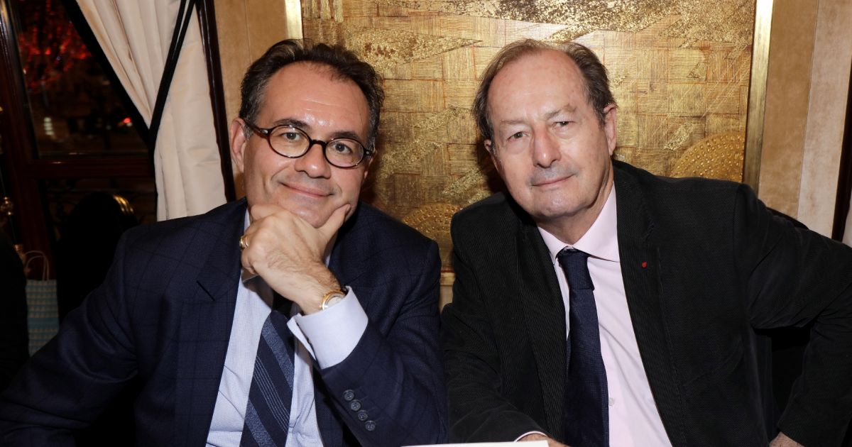 Camille Pascal et Jean-Marie Rouart lors de la soirée du 41ème cocktail ...