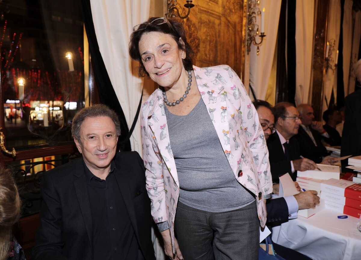 Photo : Michel Drucker et Caroline Pigozzi lors de la soirée du 41ème ...