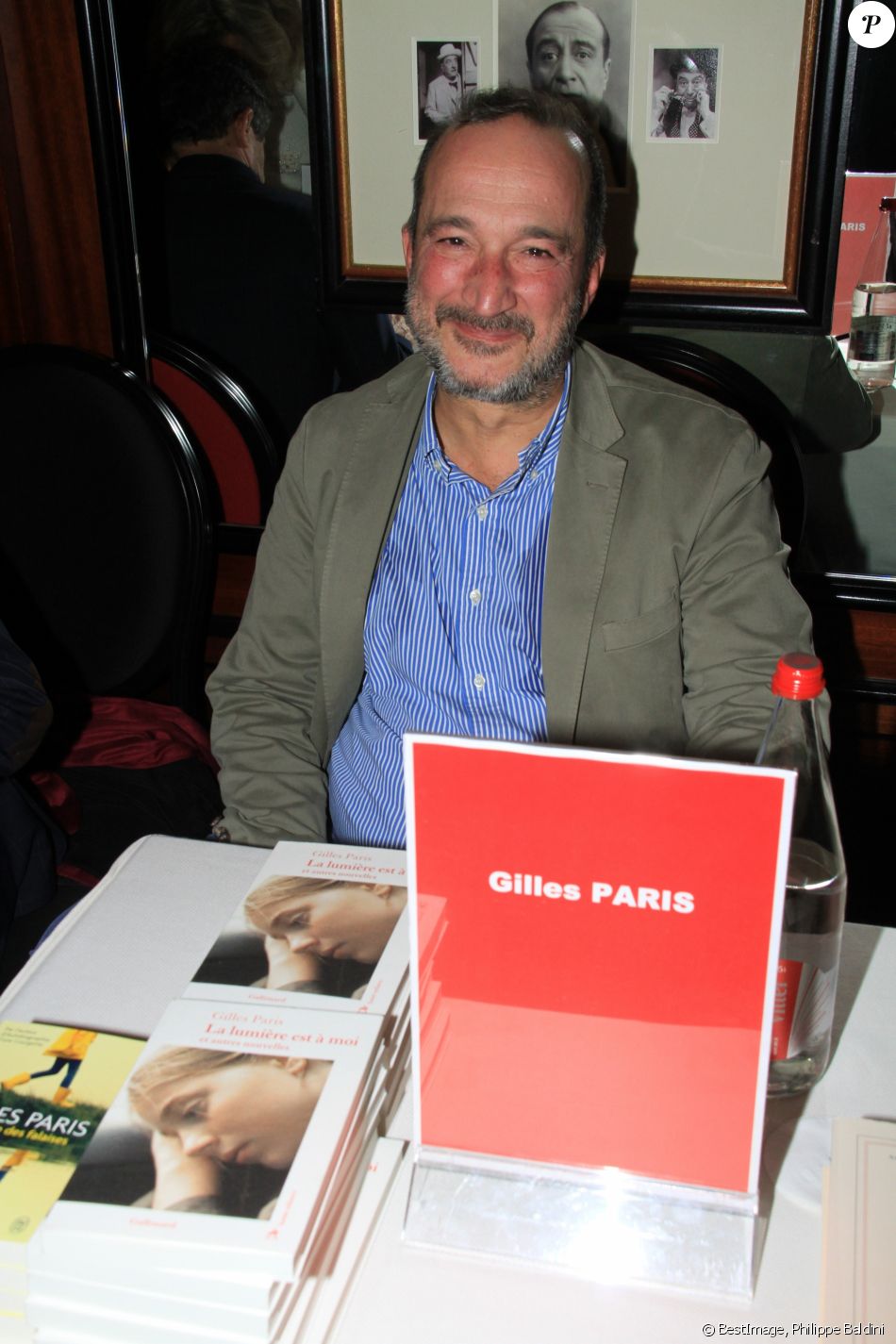 Gilles Paris lors de la soirée du 41ème cocktail des écrivains du ...