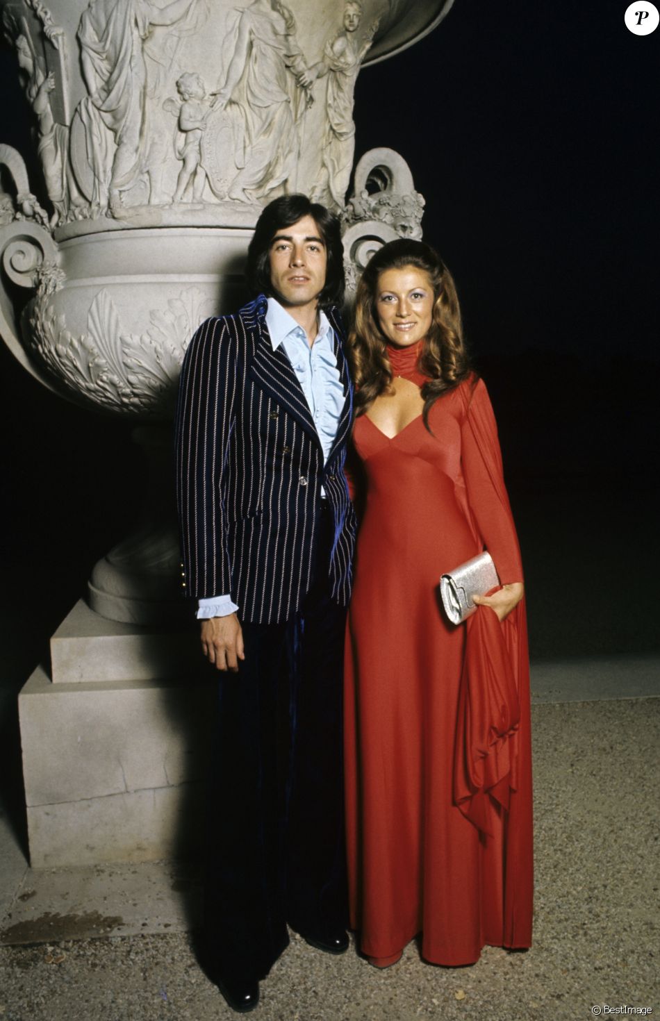 Ringo et Sheila lors des Trophées de la Télévision le 19 juin 1973 au ...