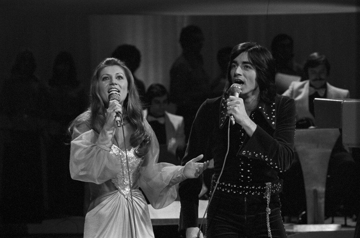 Photo : Sheila et Ringo en duo sur le plateau de l'émission Cadet ...