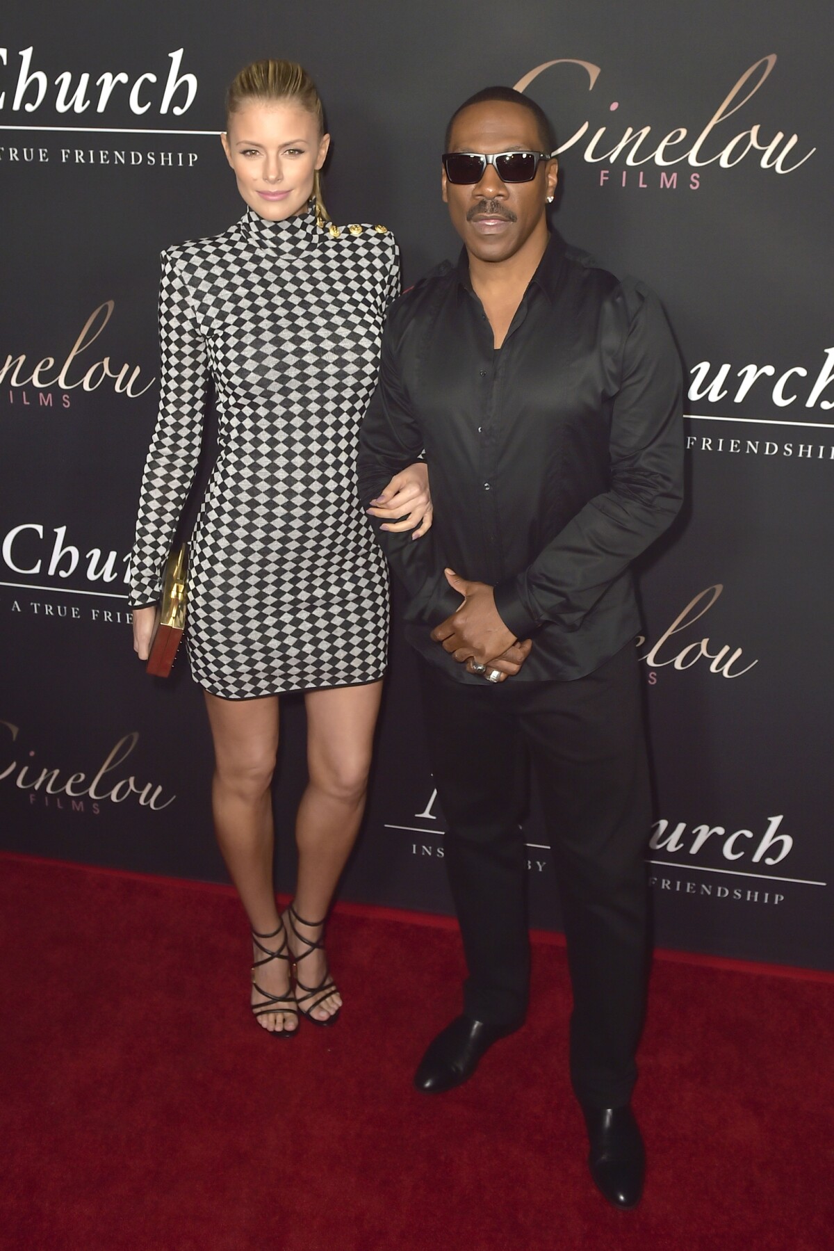 Photo : Paige Butcher et son compagnon Eddie Murphy lors de la première ...