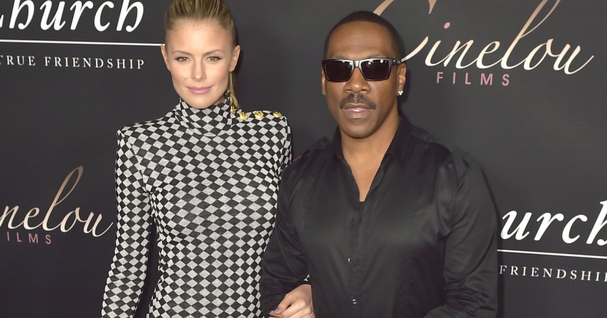 Paige Butcher et son compagnon Eddie Murphy lors de la première de ''Mr ...