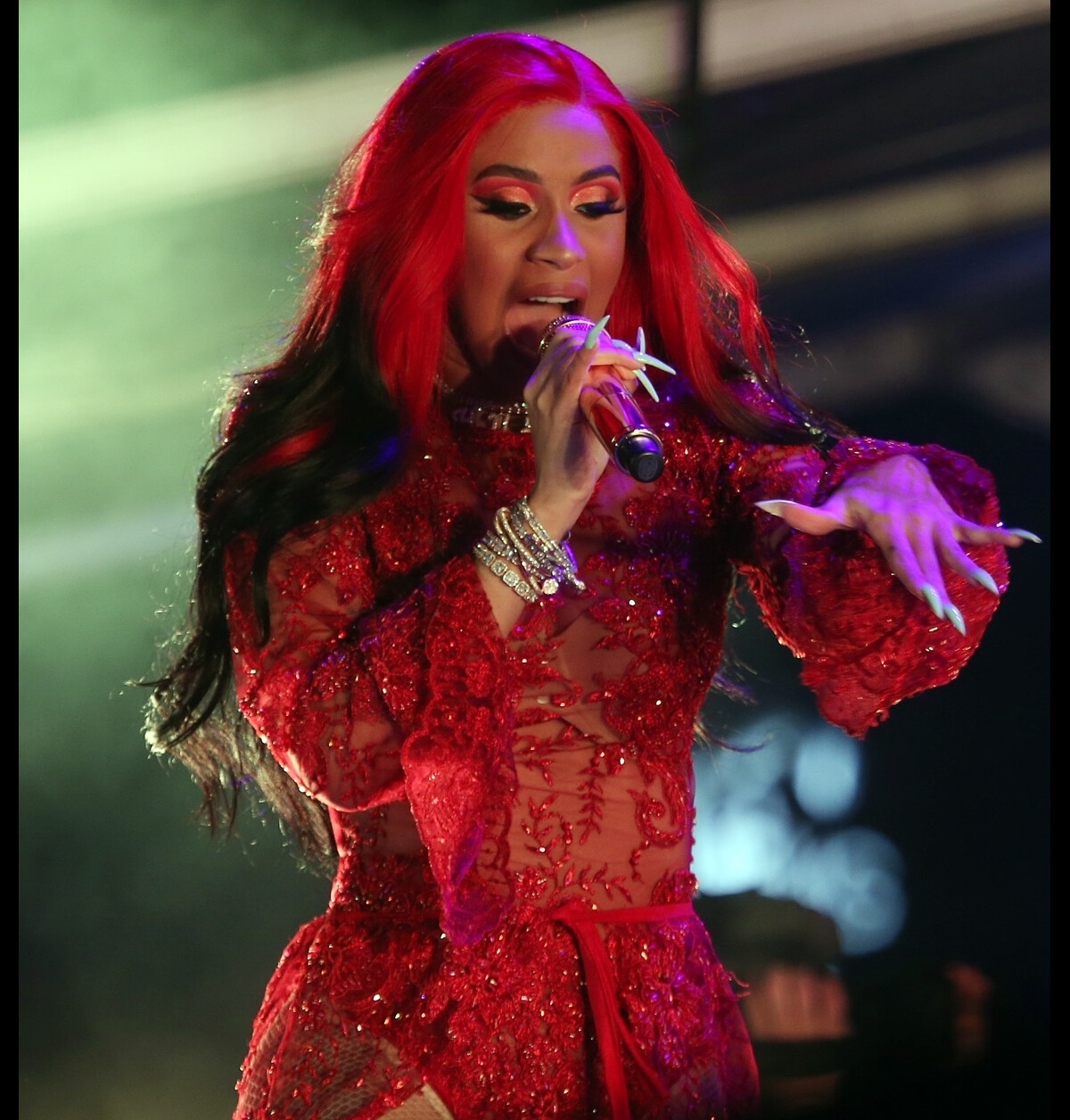 Photo : Cardi B se produit au festival Origin Fields Music and Culture ...