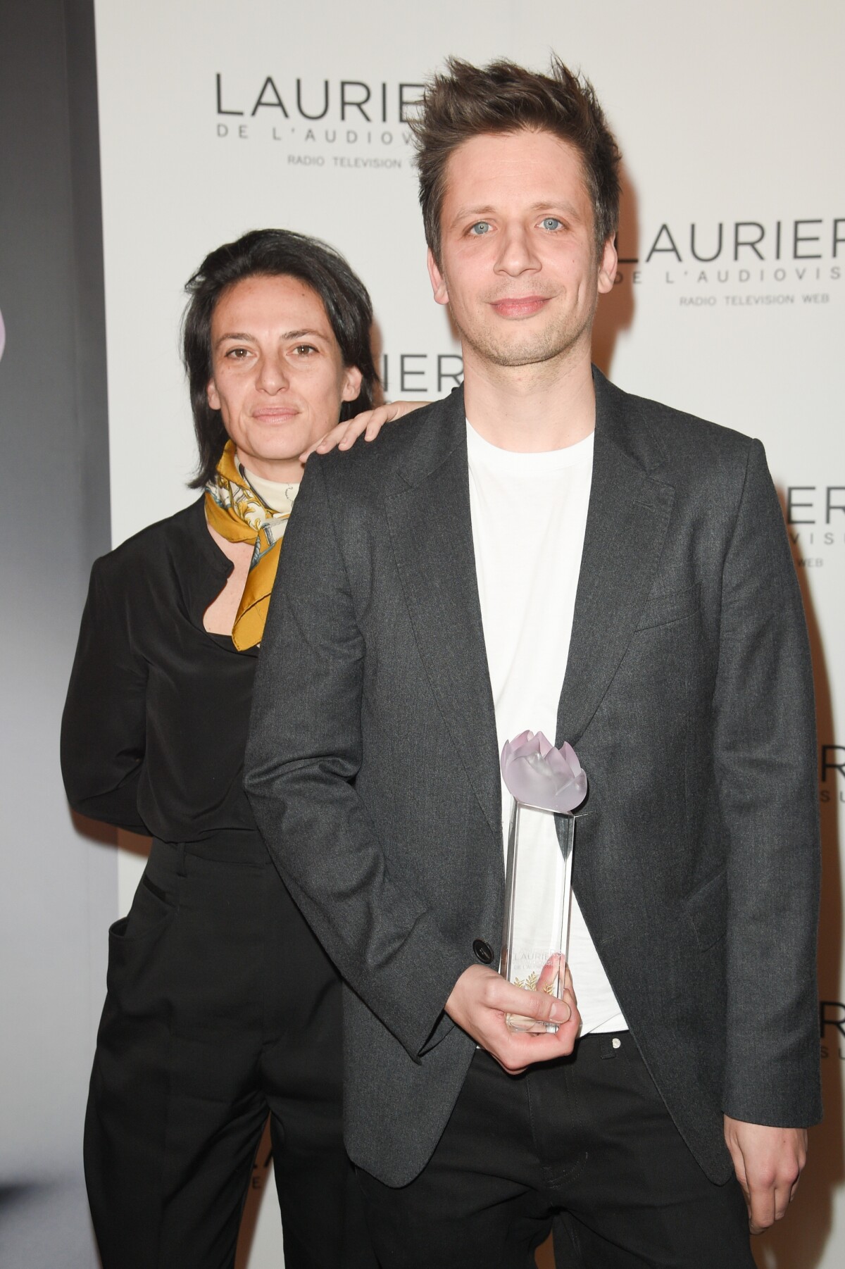 Photo : Christophe Charrier et Sandrine Brauer (Laurier première oeuvre - Prix Marcel Jullian ...