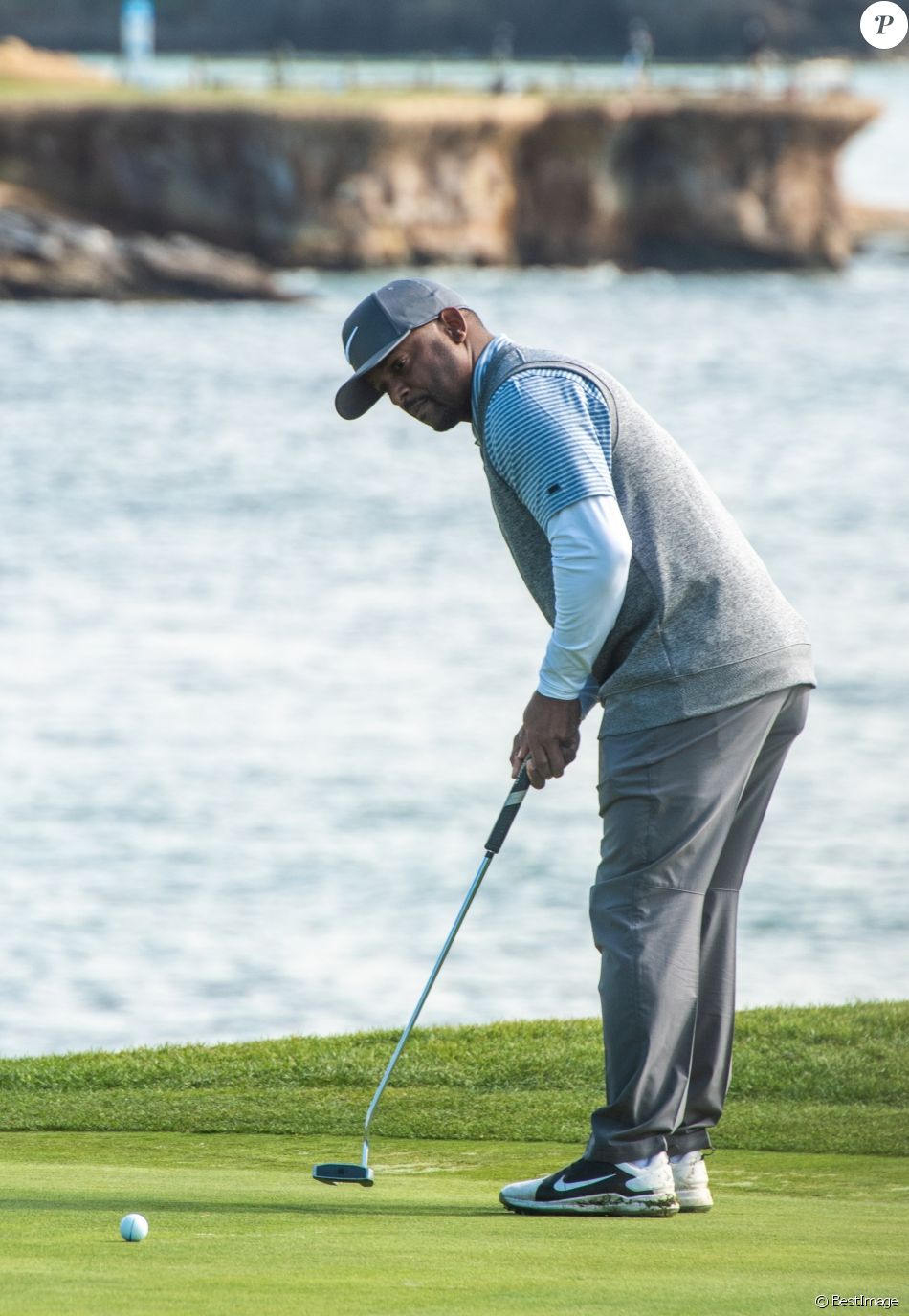 Alfonso Ribeiro lors du tournoi de golf 3M Celebrity Challenge à Peeble ...