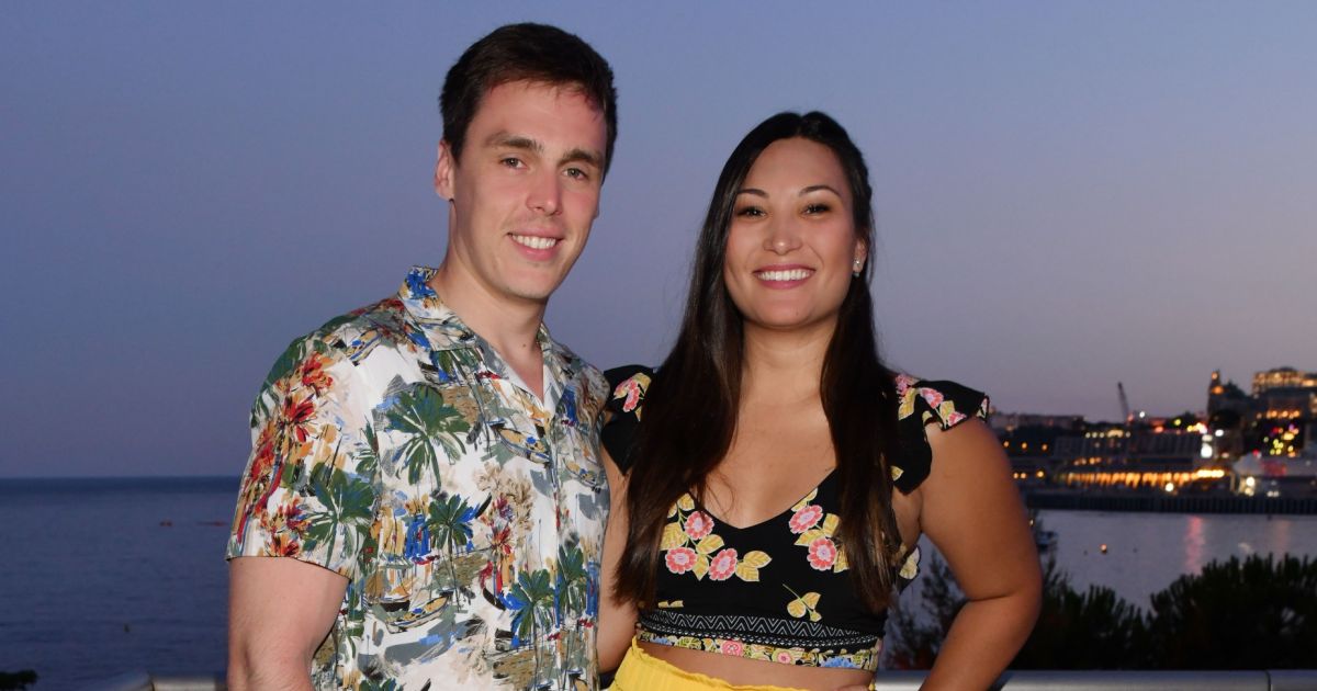 Louis Ducruet et Marie Chevalier, sa future épouse, durant la ...
