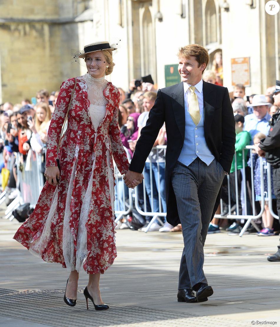 James Blunt et sa femme Sofia Wellesley - Les invités arrivent au ...