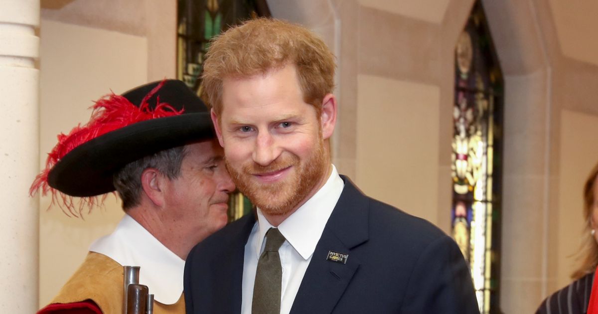 Le prince Harry, duc de Sussex, lors d'une cérémonie pour le 5ème ...
