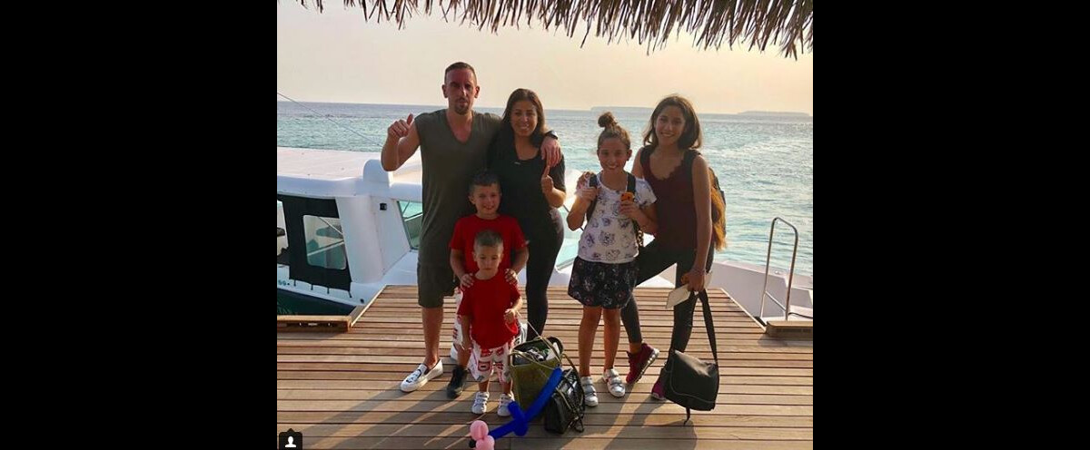 Photo : Franck Ribéry en famille pour les fêtes de fin d'année, aux ...