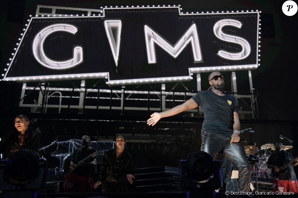 Gims en concert au Stade de France à Saint-Denis le 28 septembre 2019 ...