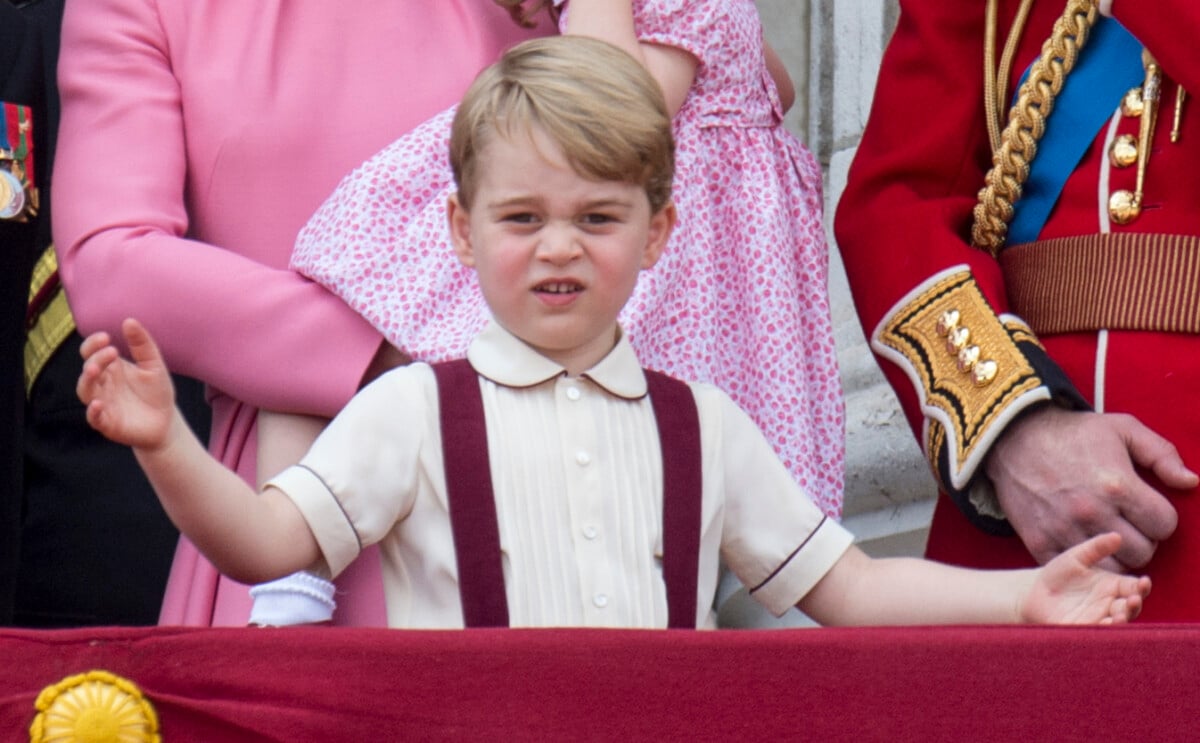 Photo : Le prince George - La famille royale d'Angleterre au palais de ...