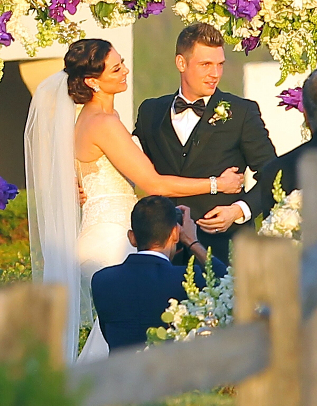 Photo : Mariage de Nick Carter et Lauren Kitt à Santa Barbara, le 12 ...
