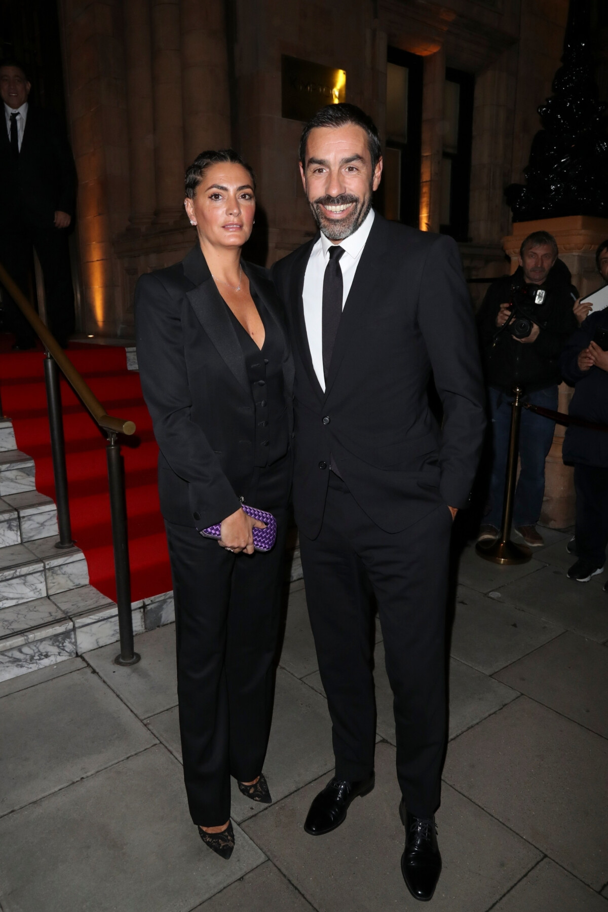 Photo : Robert Pirès et sa femme Jessica Lemarie à la sortie de la ...