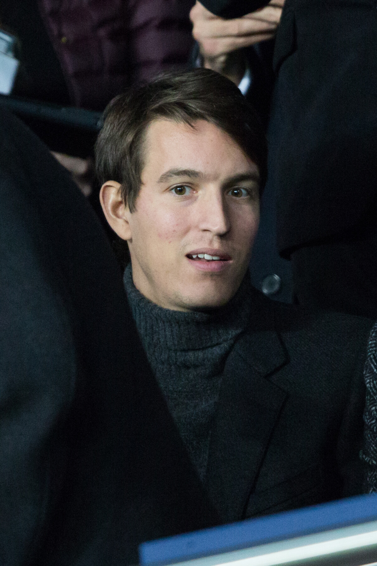 Photo : Alexandre Arnault dans les tribunes lors du match de Ligue 1 ...