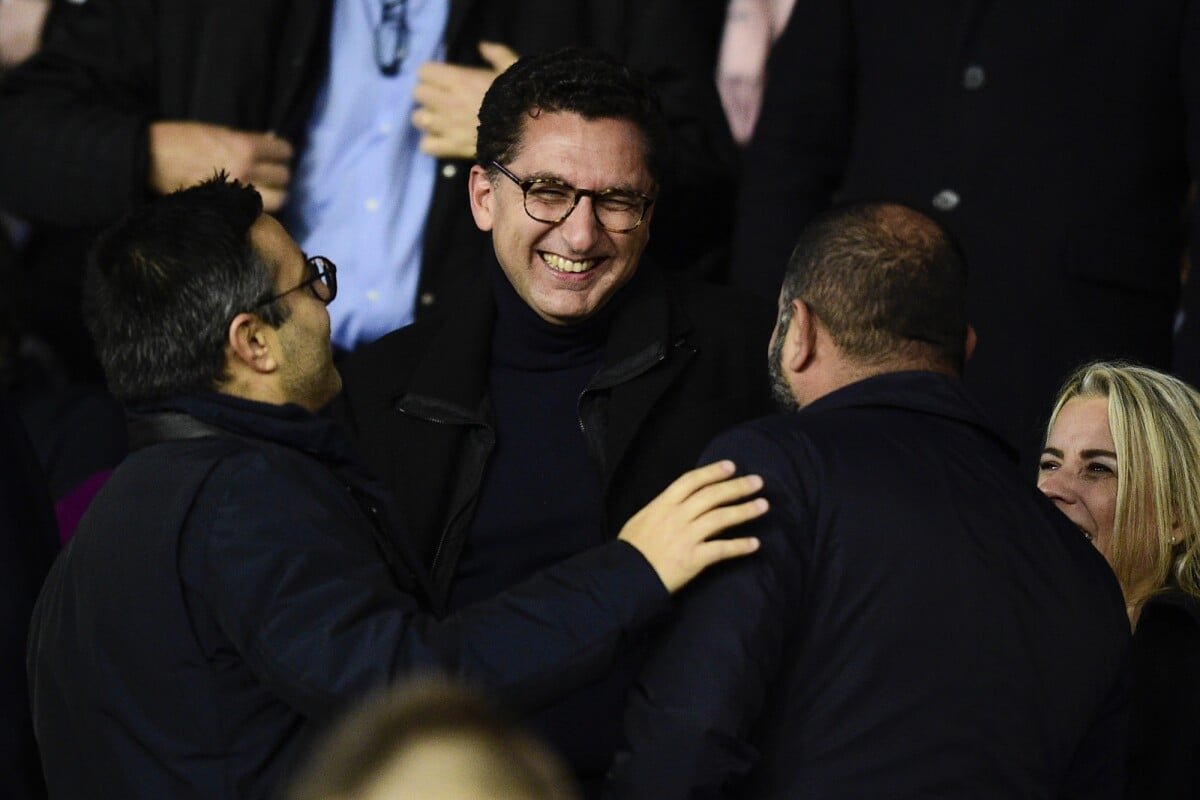 Photo : Maxime Saada (PDG de Dailymotion) dans les tribunes lors du ...