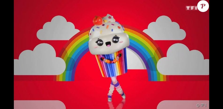 Portrait et performance du Cupcake, personnage de Mask Singer, sur TF1 ...