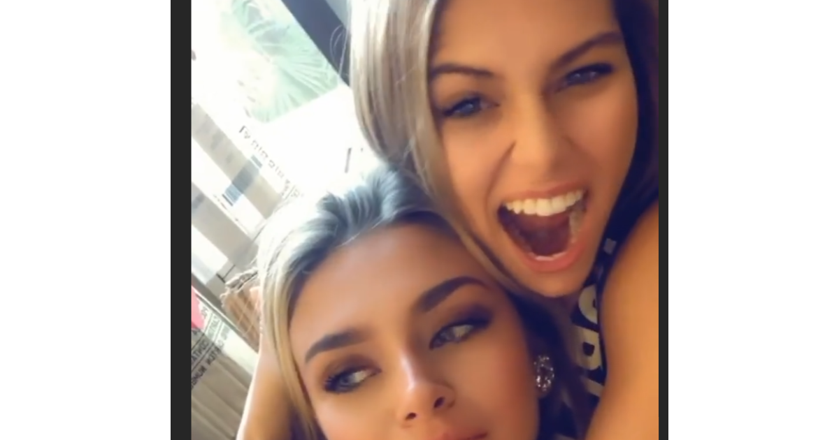 Lou Ruat (Miss Provence) et Florentine Somers (Miss Nord-Pas-de-Calais ...