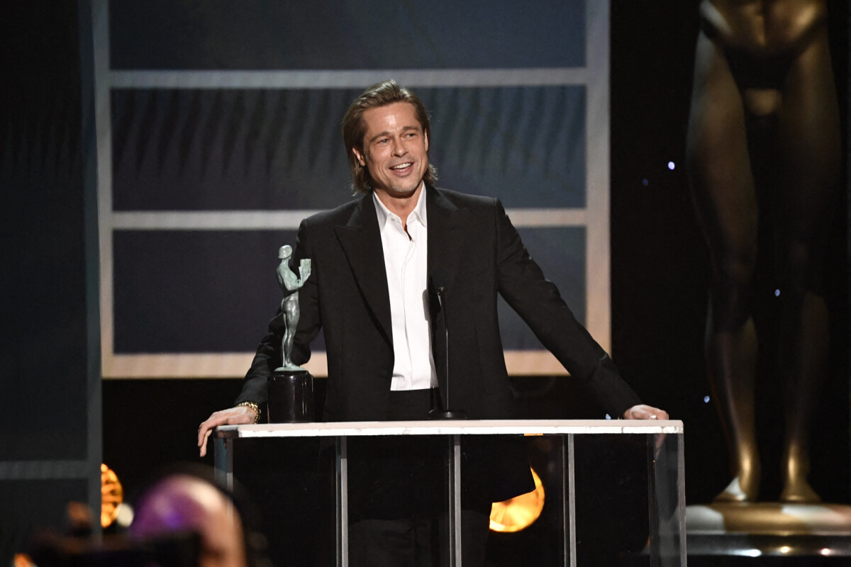 Photo : Brad Pitt lors de la cérémonie des SAG Awards à Los Angeles le ...