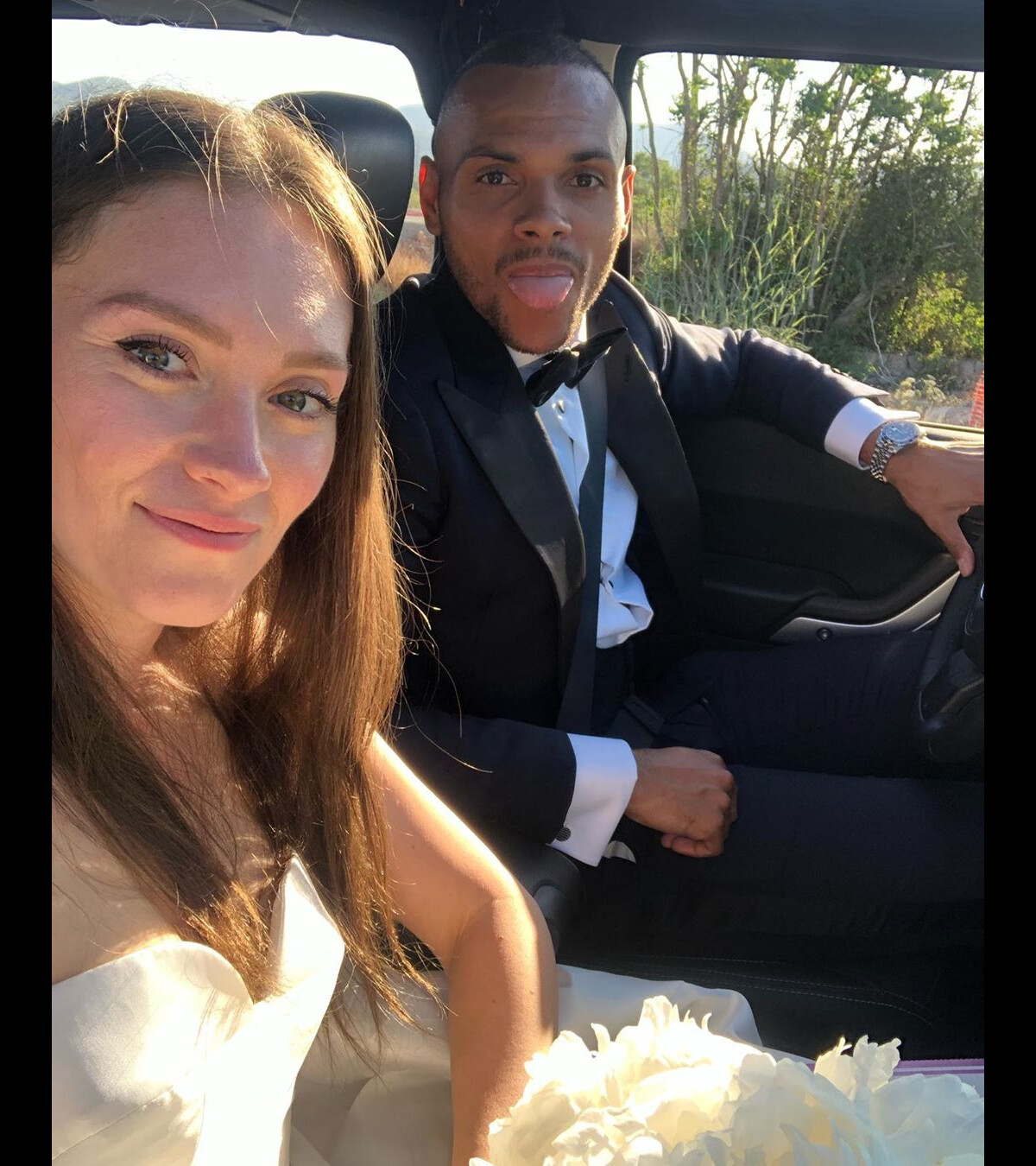 Photo : Martin Braithwaite et sa femme Anne-Laure Louis, photo ...