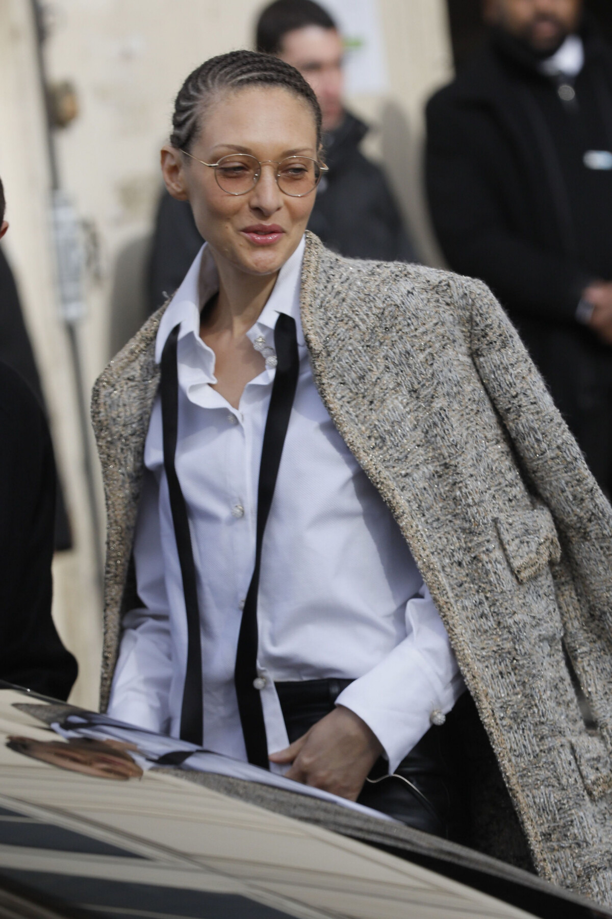 Photo : Chrystèle Saint Louis Augustin arrive au Grand Palais pour ...