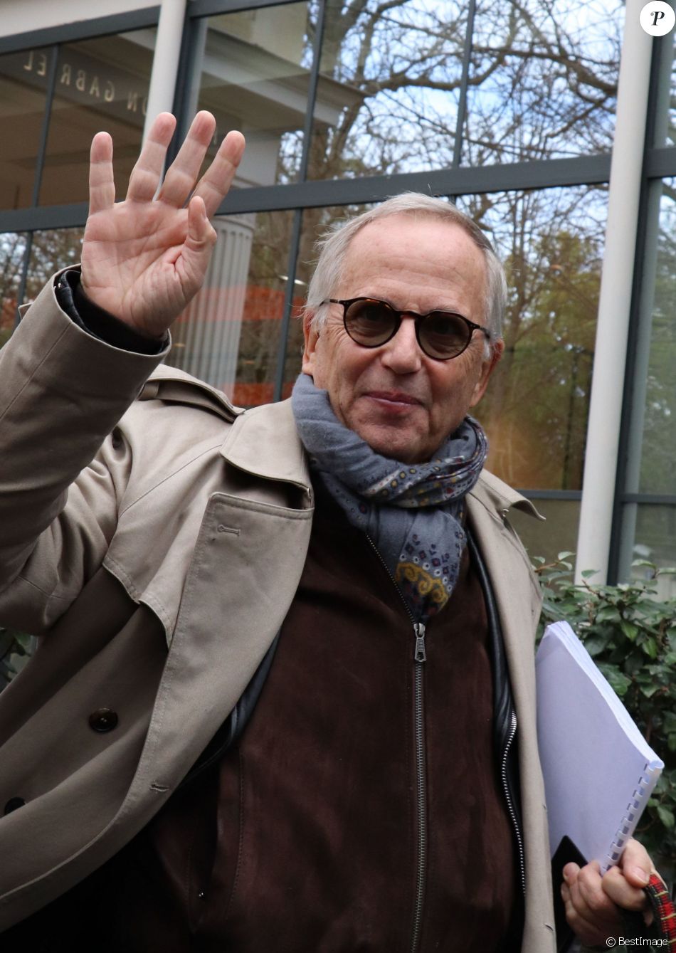 Fabrice Luchini - Arrivées des people à l'enregistrement de l'émission ...