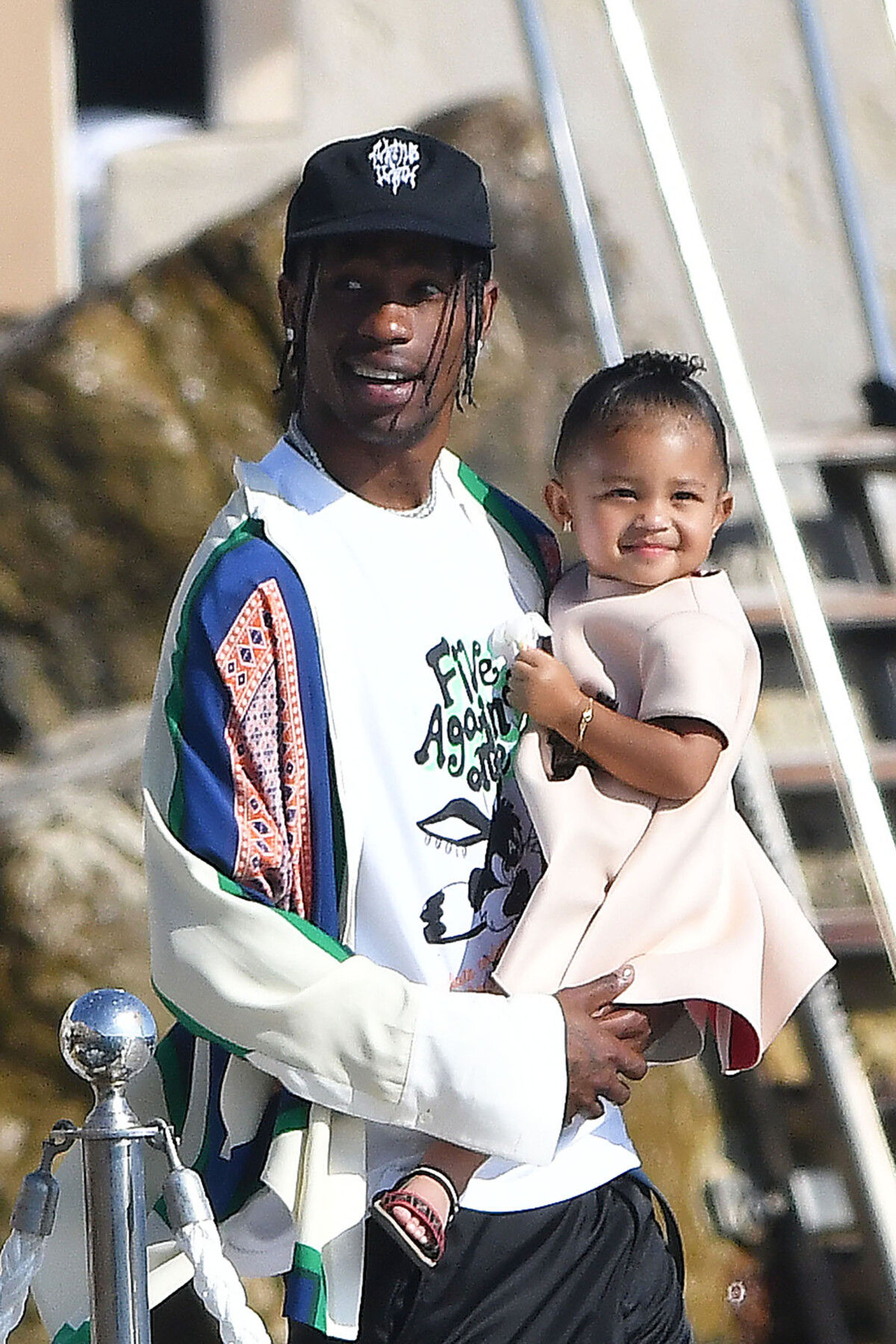 Photo : Travis Scott et sa fille Stormi Webster au Cap d'Antibes le 14 ...