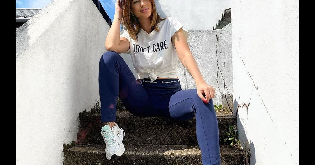 Maeva Martinez de Secret Story souriante sur Instagram, le 12 avril ...