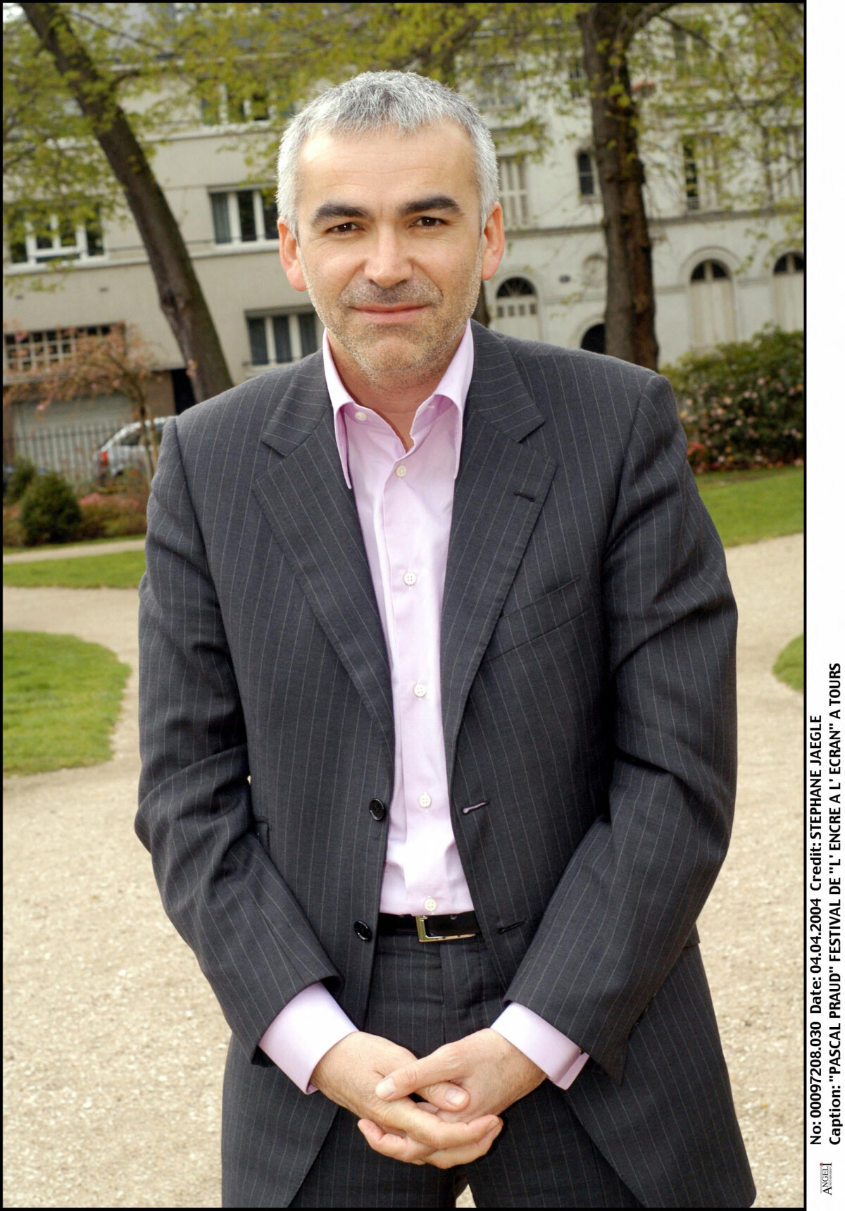 Photo : Pascal Praud. 04/04/2004 - - Purepeople