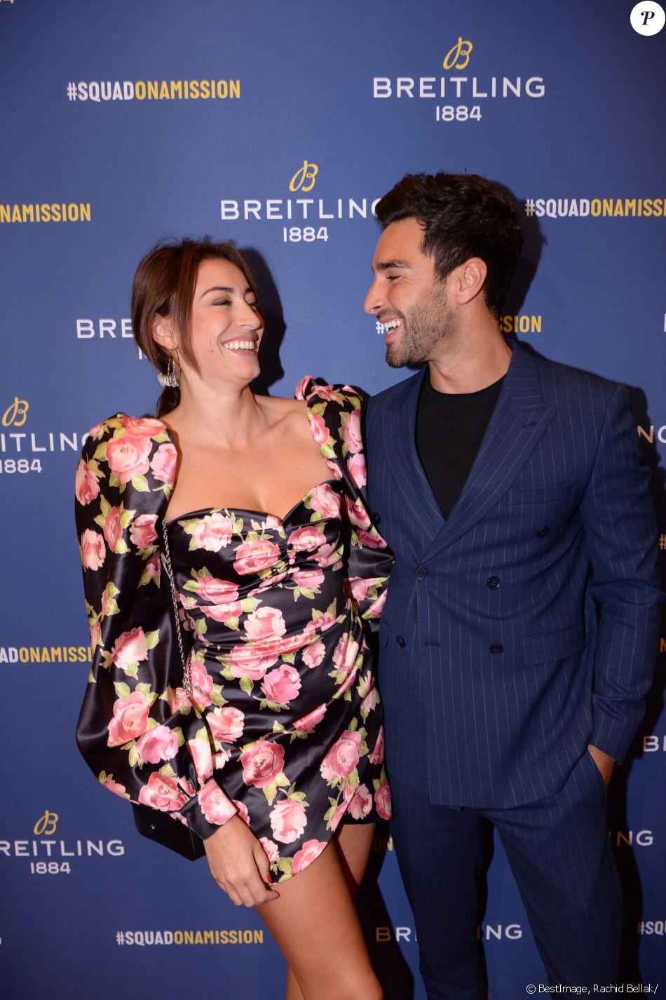 Valentin Léonard et sa compagne Rachel Legrain-Trapani (Miss France ...