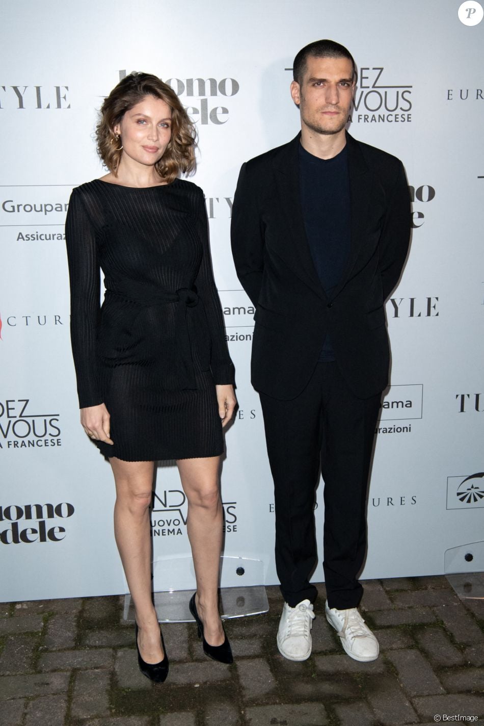 Laetitia Casta et son mari Louis Garrel lors de la première du film 'L ...