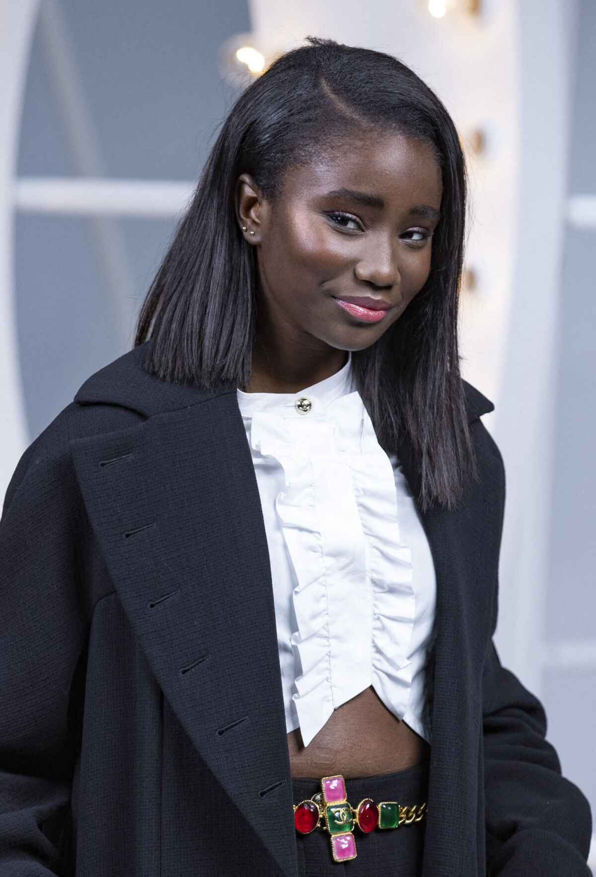 Photo : Karidja Touré - Photocall du défilé de mode prêt-à-porter ...