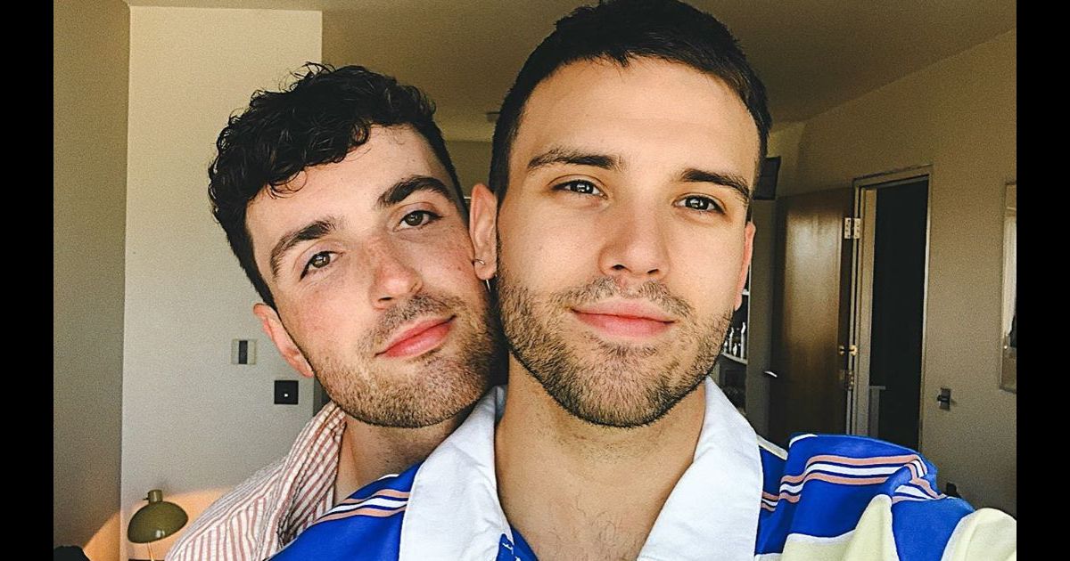 Duncan Laurence et son amoureux Jordan Garfield sur Instagram, août ...