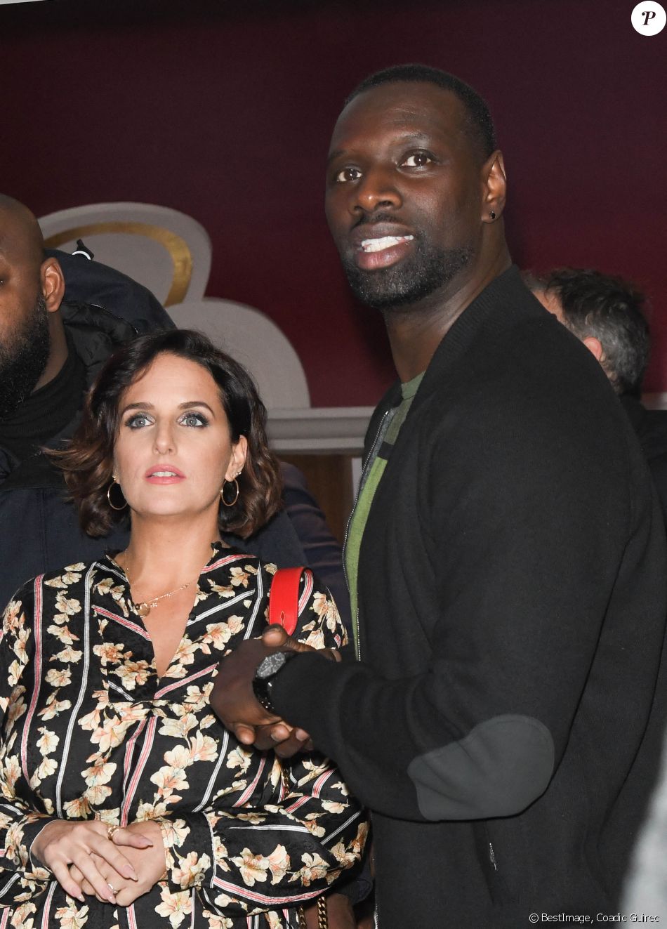 Omar Sy et sa femme Hélène Sy - Avant-première du film Le Prince Oublié ...