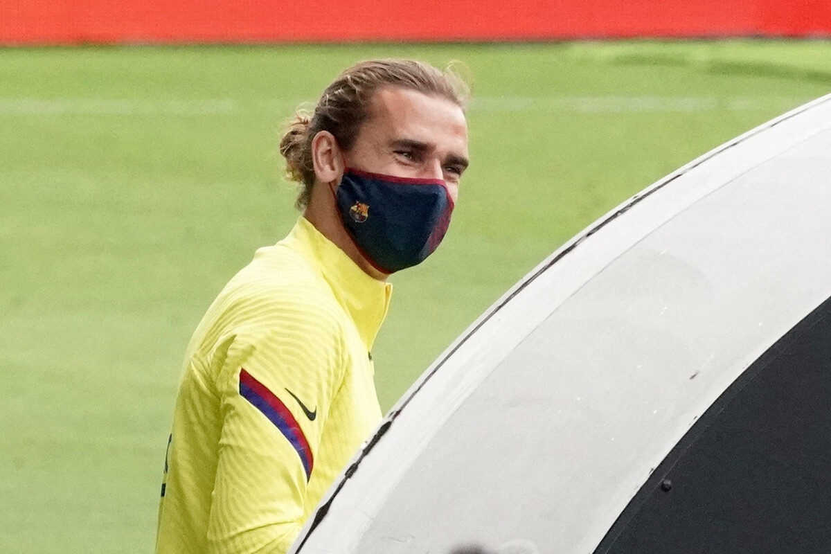 Photo : Antoine Griezmann - Match de football de la liga entre le FC ...