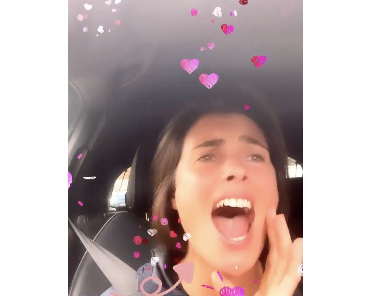 Vidéo : Alessandra Sublet en plein "pétage de plomb" dans sa voiture ...