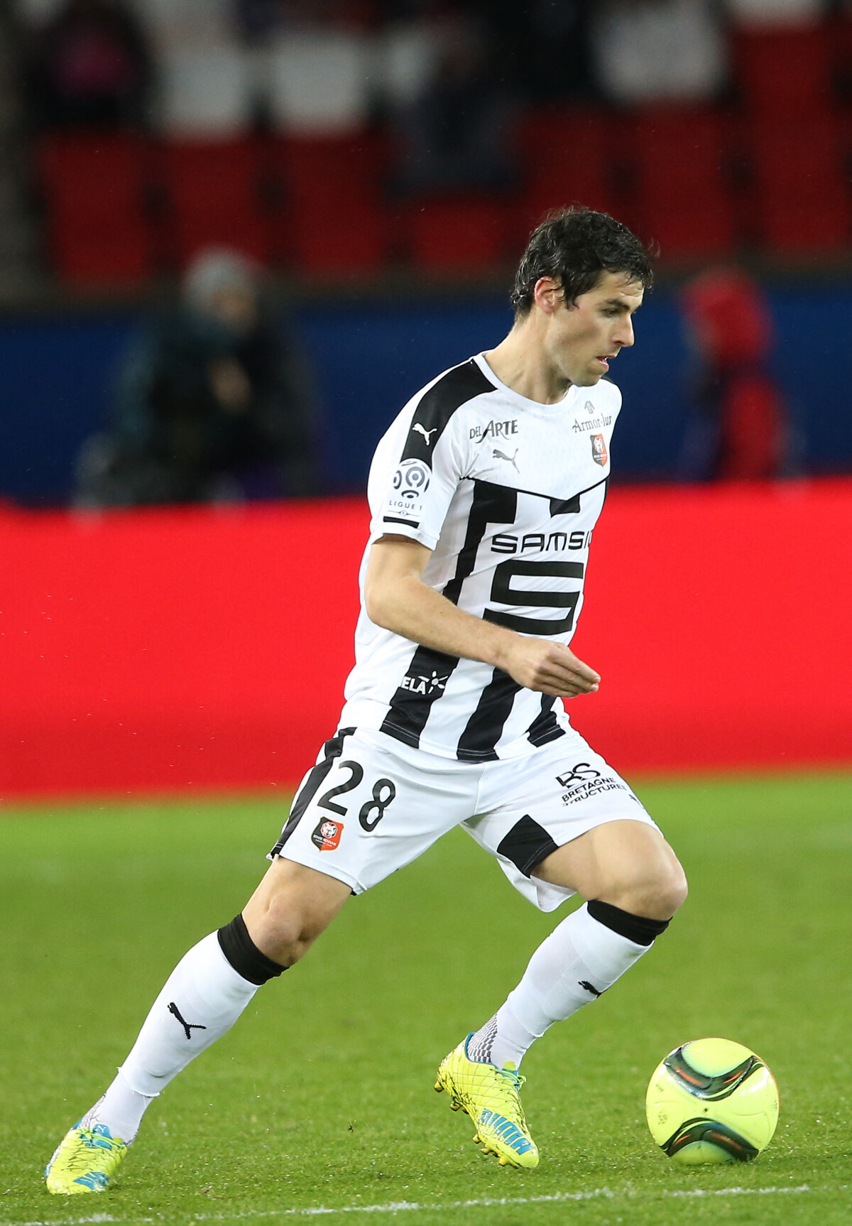 Photo : Yoann Gourcuff - People au match de football "PSG - Rennes" au ...
