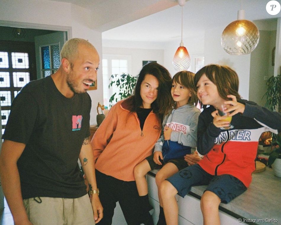 Erika Fleury, Carlito et leurs fils Etienne et Jonah. Instagram. Le 28 ...