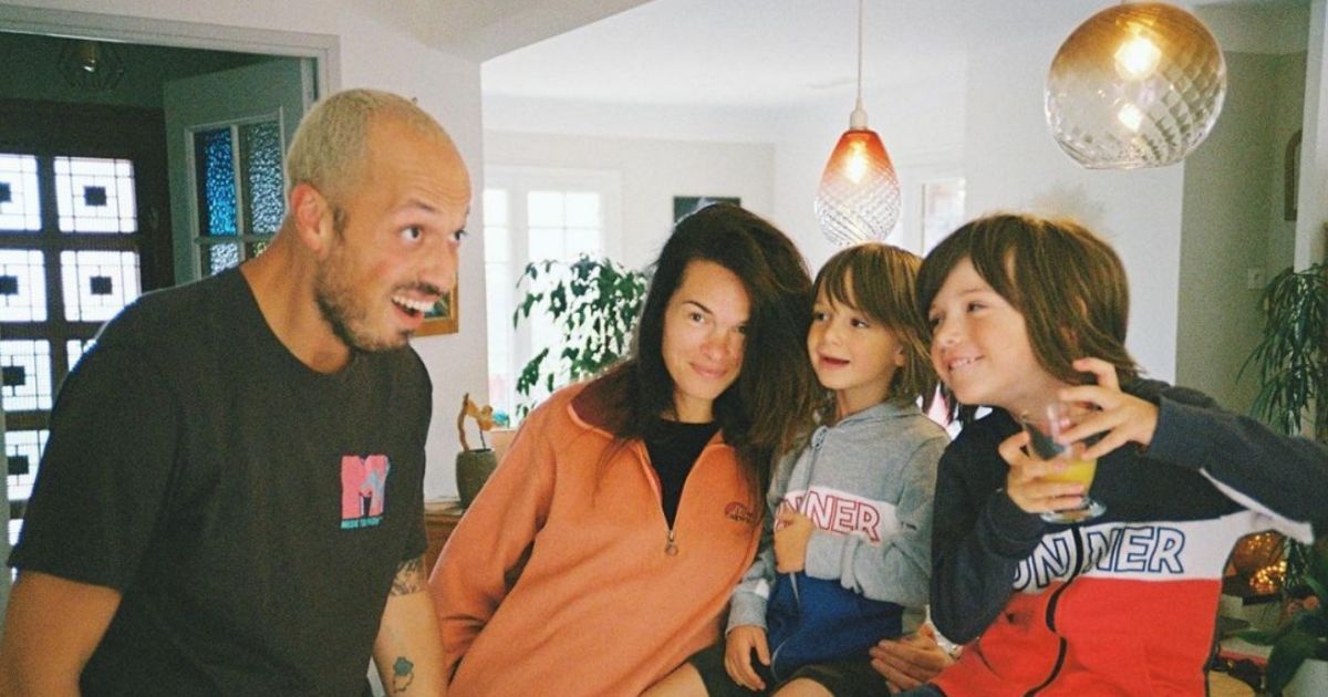 Erika Fleury, Carlito et leurs fils Etienne et Jonah. Instagram. Le 28 décembre 2020. - Purepeople