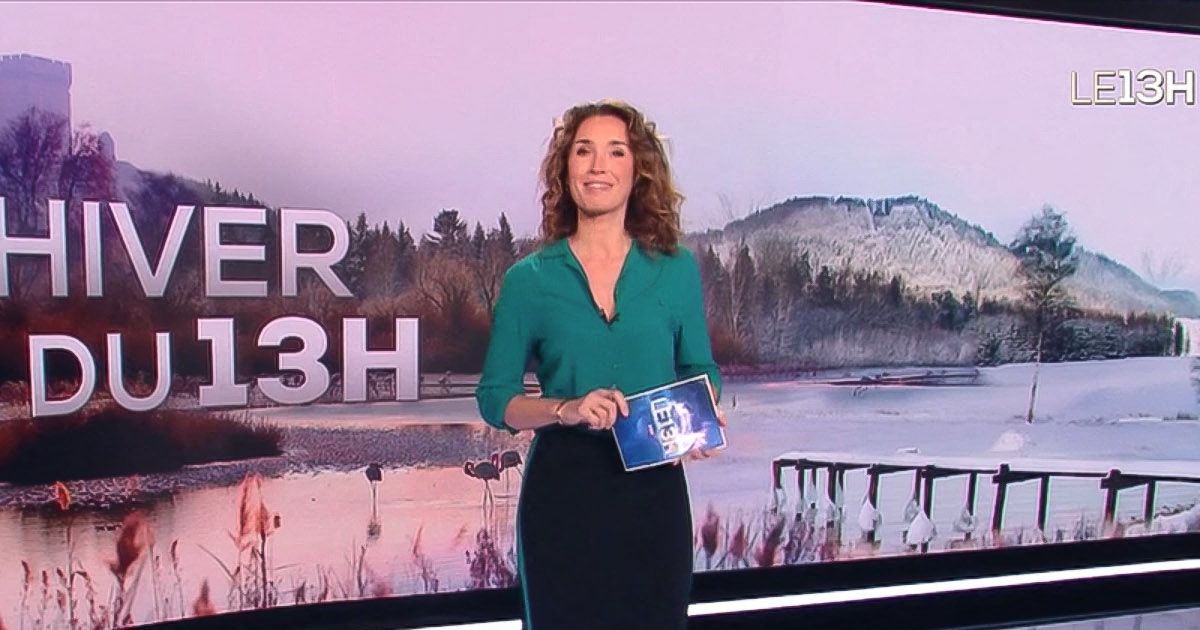 Premier journal de 13h présenté par Marie-Sophie Lacarrau et diffusé ...