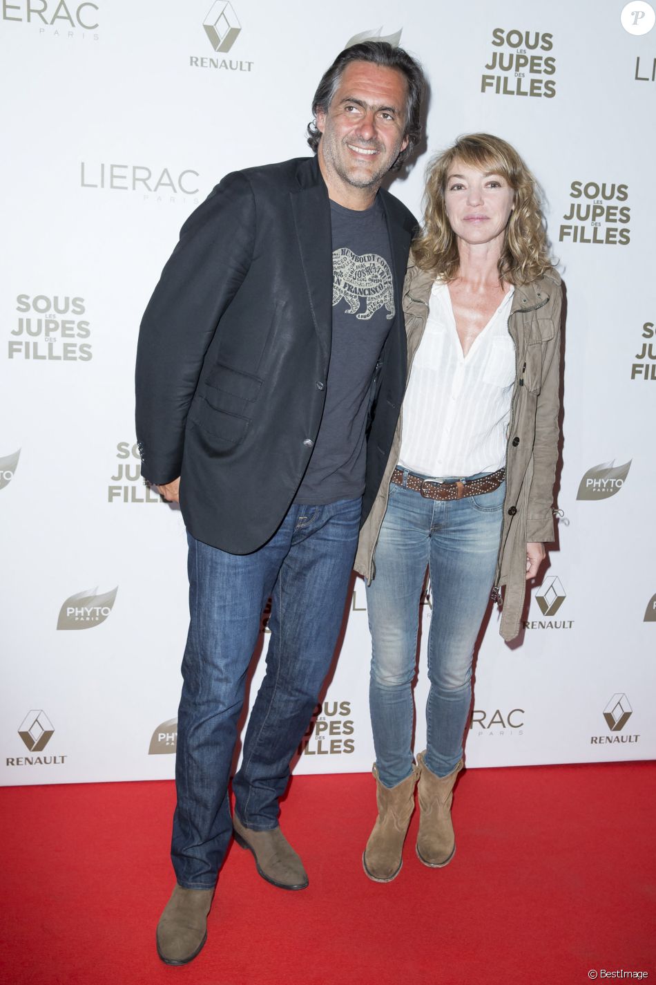 Emmanuel Chain et sa femme Valérie Guignabodet - Avant-première du film ...