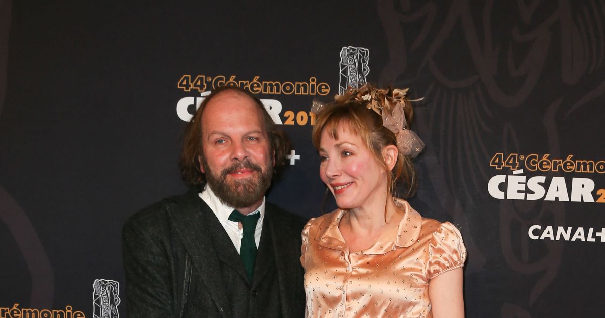 Julie Depardieu et son compagnon Philippe Katerine - Photocall de la 44ème cérémonie des César à ...