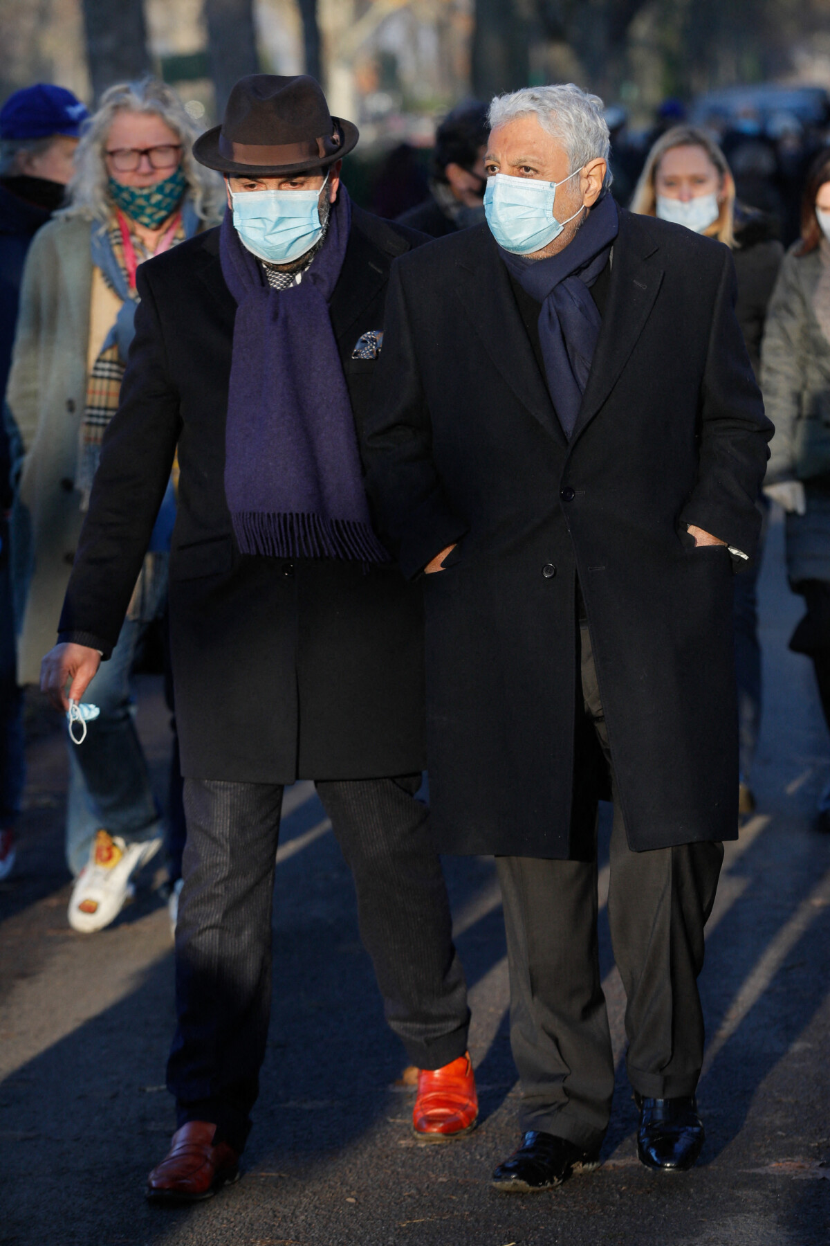 Photo : Enrico Macias - Obsèques de Robert Castel (de son vrai nom ...