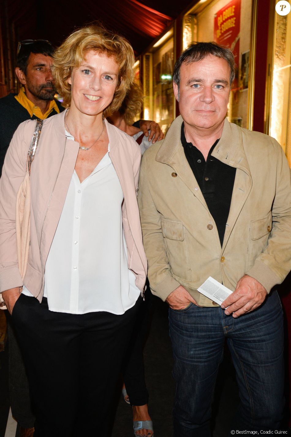 Semi-Exclusif - Anne Richard et son compagnon Fabien Lecoeuvre ...
