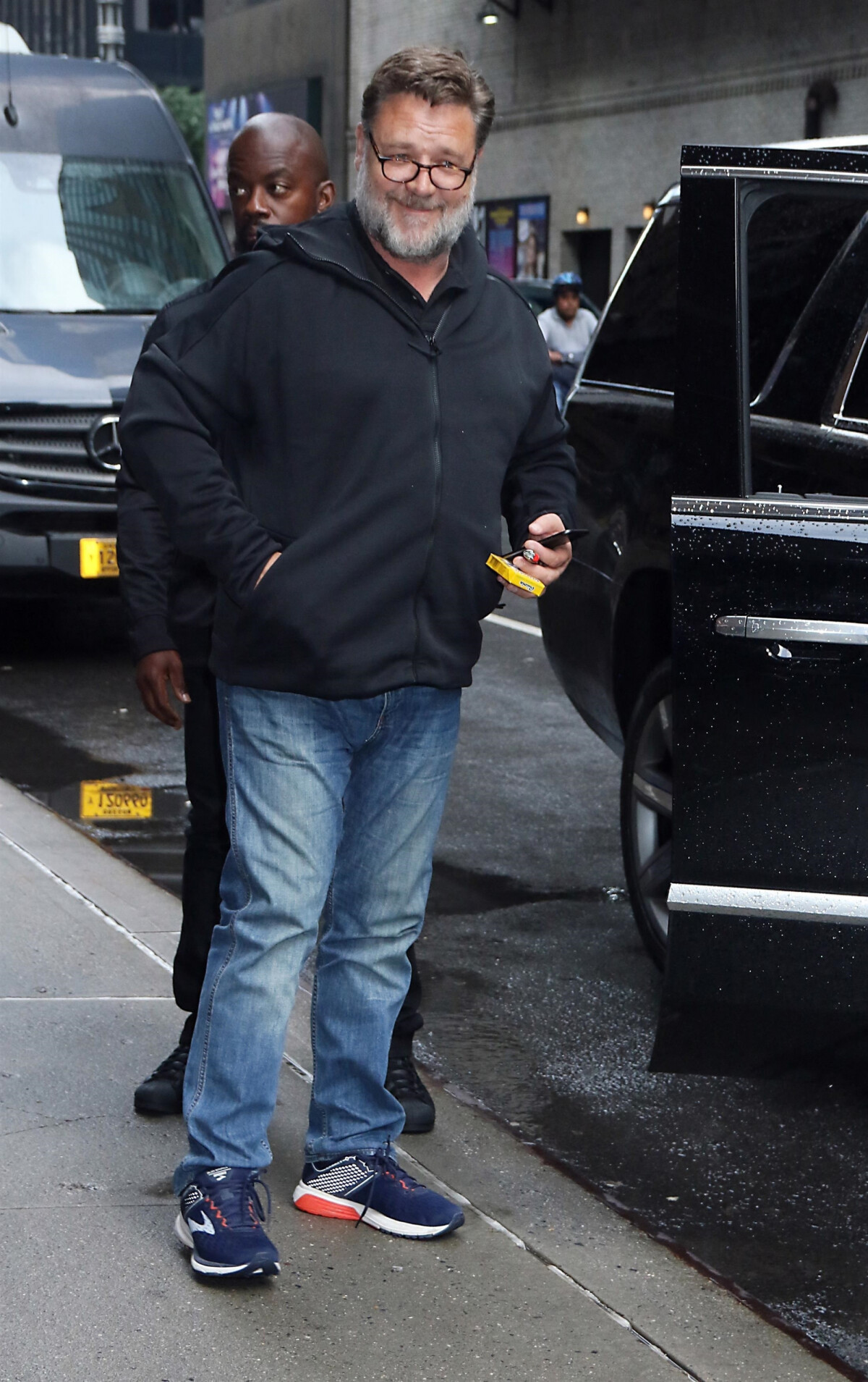 Photo : Russell Crowe et l'actrice québecoise C. Rhea arrivent aux ...