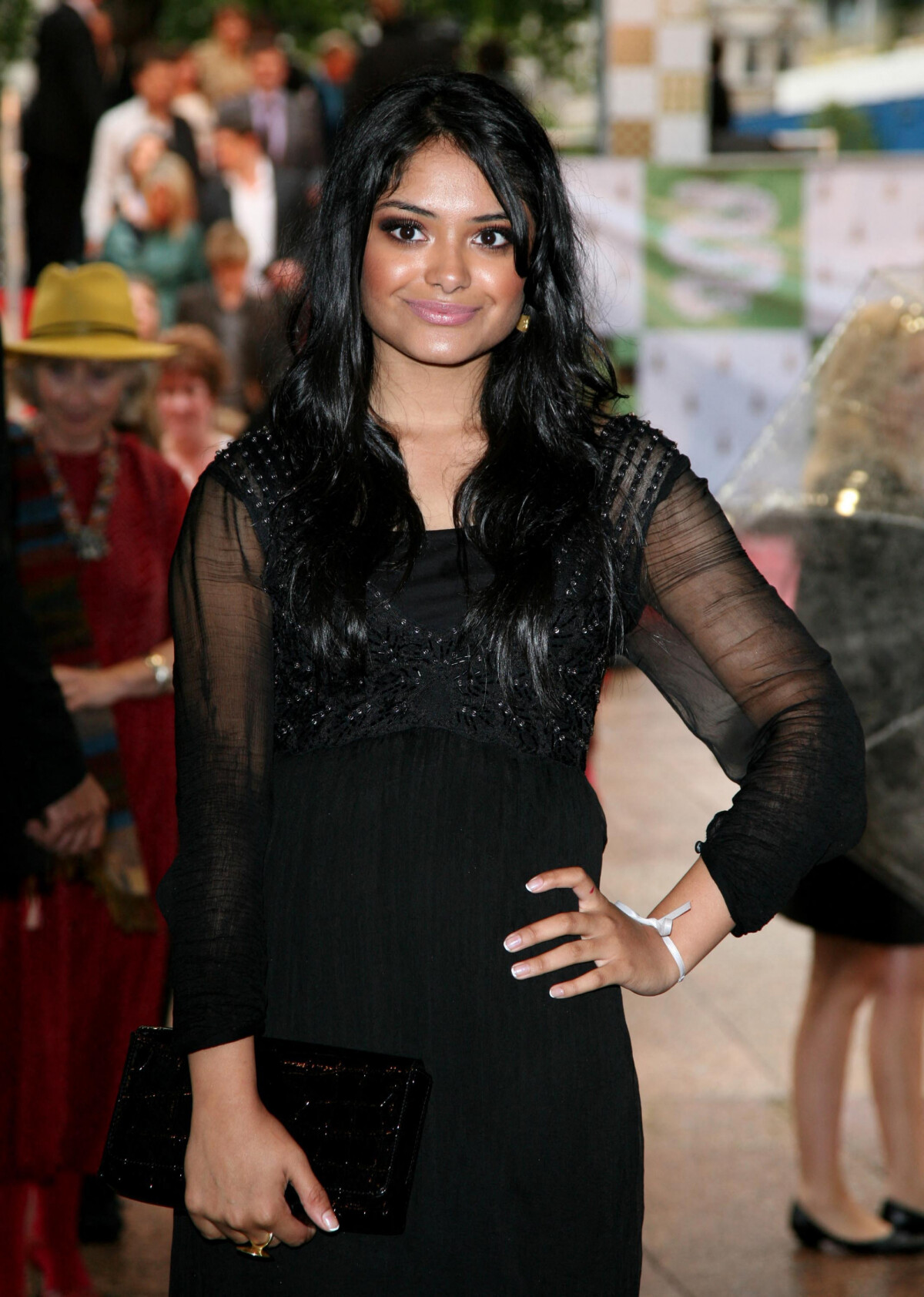 Photo : Afshan Azad - Première du film "Harry Potter et le prince de ...